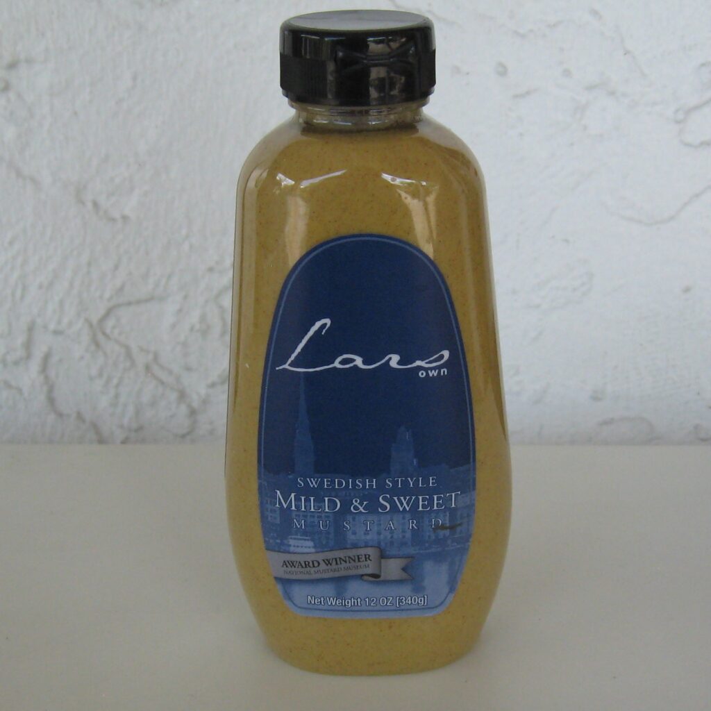 Lars Own Swedish style mustard mild 12 oz | Discover Sweden's Finest